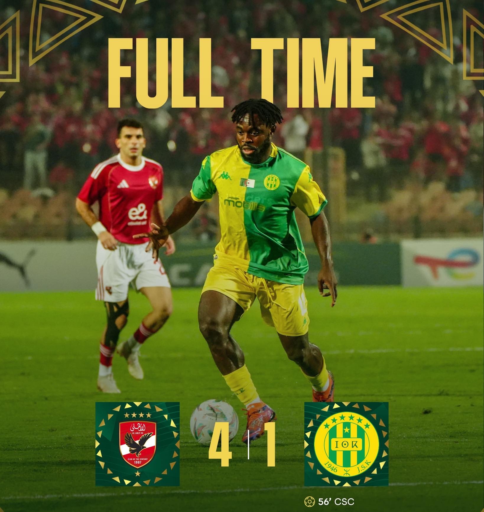 Défaite de la JS Kabylie face à Al-Ahly SC (4-1) au Caire | Algérie ...
